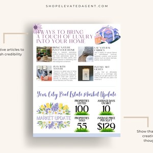 Real Estate Newsletter, April Newsletter, Easter Newsletter, Real ...
