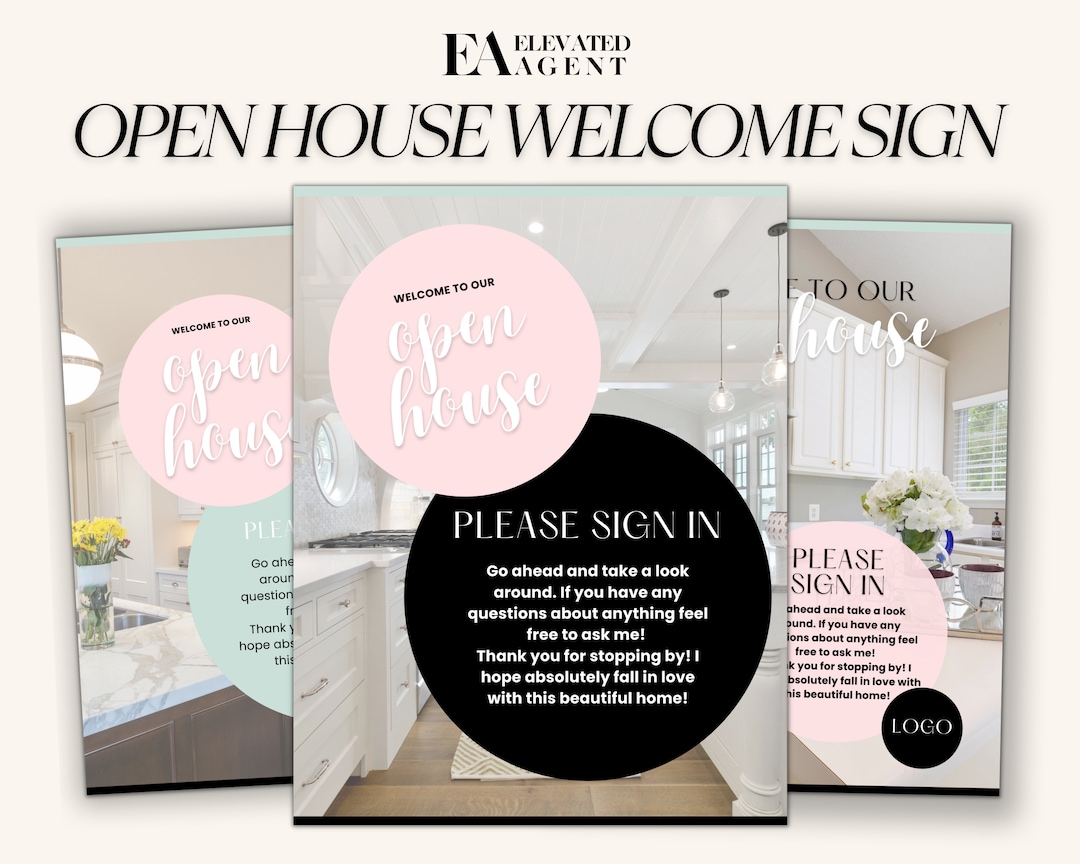 Open House Welcome, Open House Marketing, Real Estate Marketing, Open ...