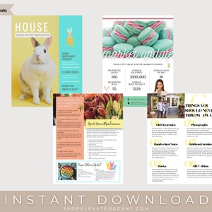 Real Estate Newsletter, April Newsletter, Easter Newsletter, Real ...