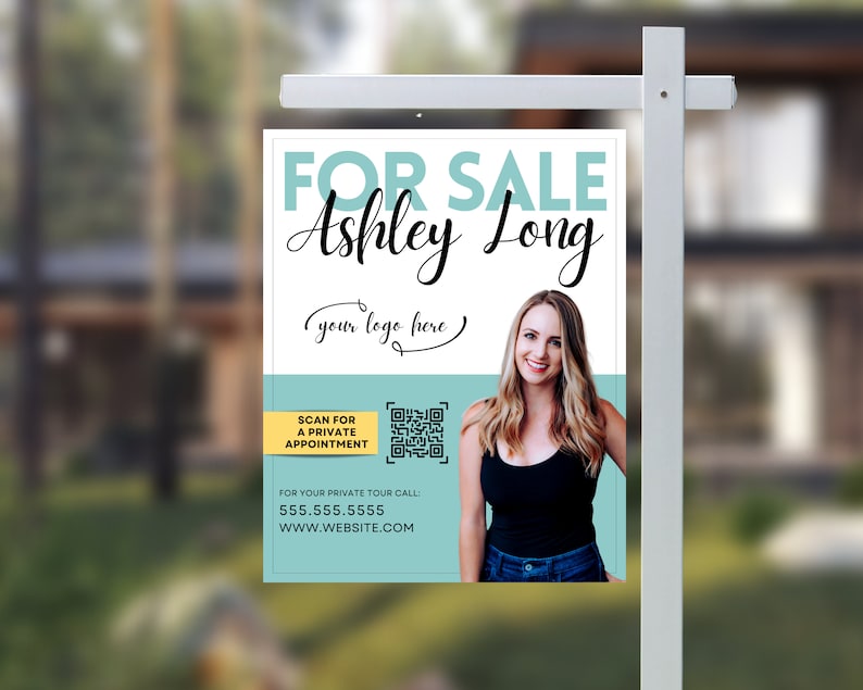 Realtor for Sale Sign, Property Sign Design, Open House Sign - Etsy