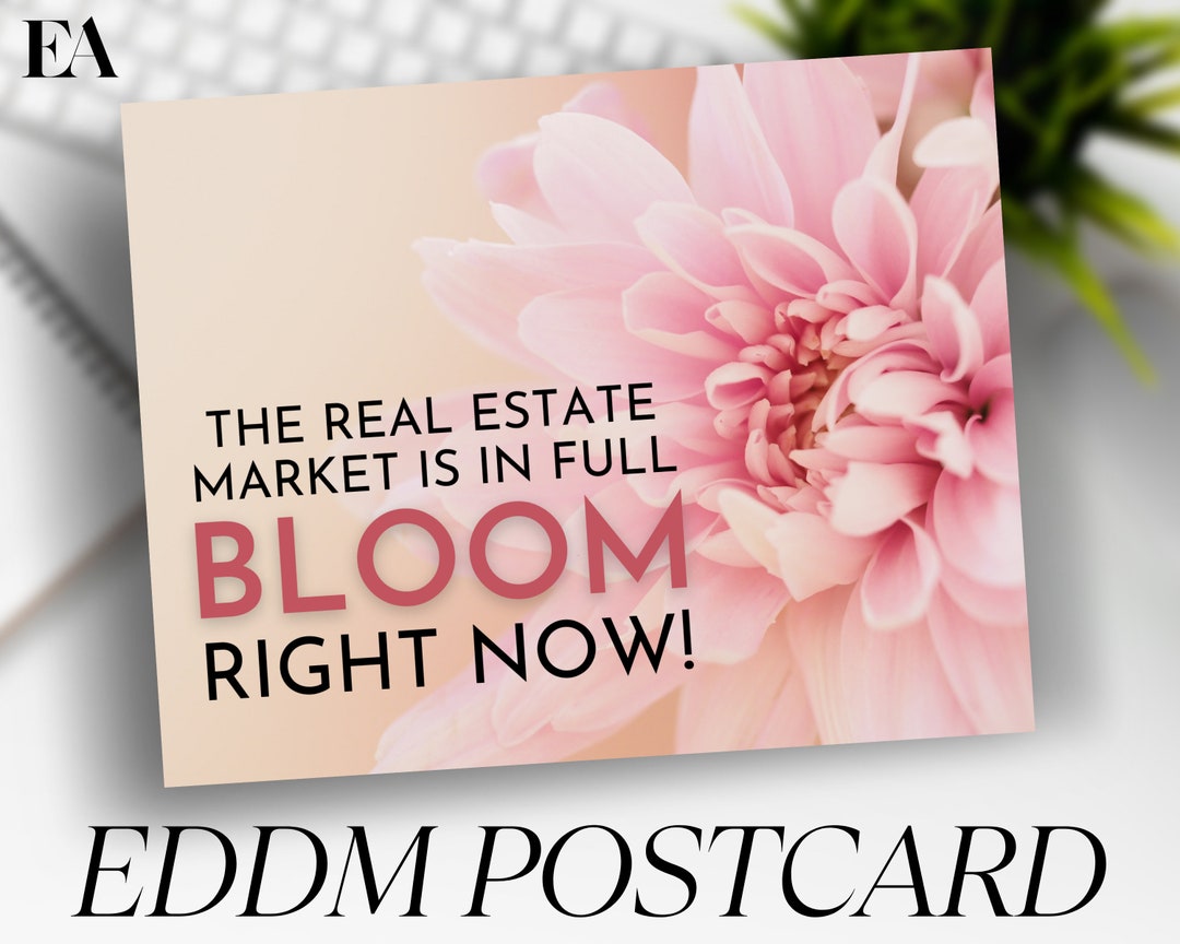 Hello Spring Postcard for Real Estate, Realtor Spring Card, Realtor ...