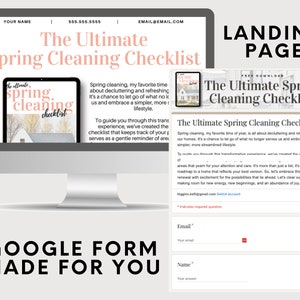 Spring Cleaning Checklist, Real Estate Bundle, Cleaning Schedule, House ...