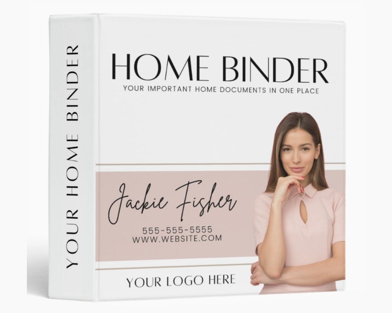 Real Estate Home Binder Template, Realtor Closing Gift (canva Editable ...