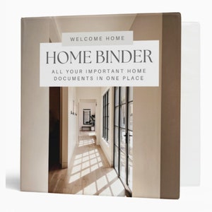 Real Estate Client Closing Gift, New Home Binder, Home Buyer Packet ...