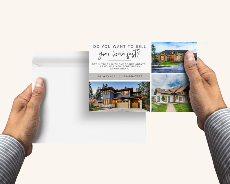 Real Estate Postcard Template, Realtor Marketing, Hello Neighbor (canva ...