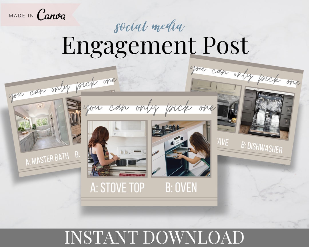 Real Estate Social Media, Realtor Marketing, This or That Real Estate ...