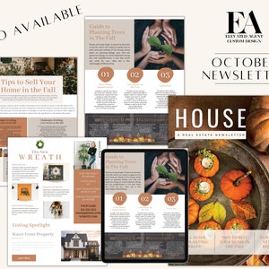 Real Estate Email, October Newsletter, Fall Newsletter, Real Estate ...