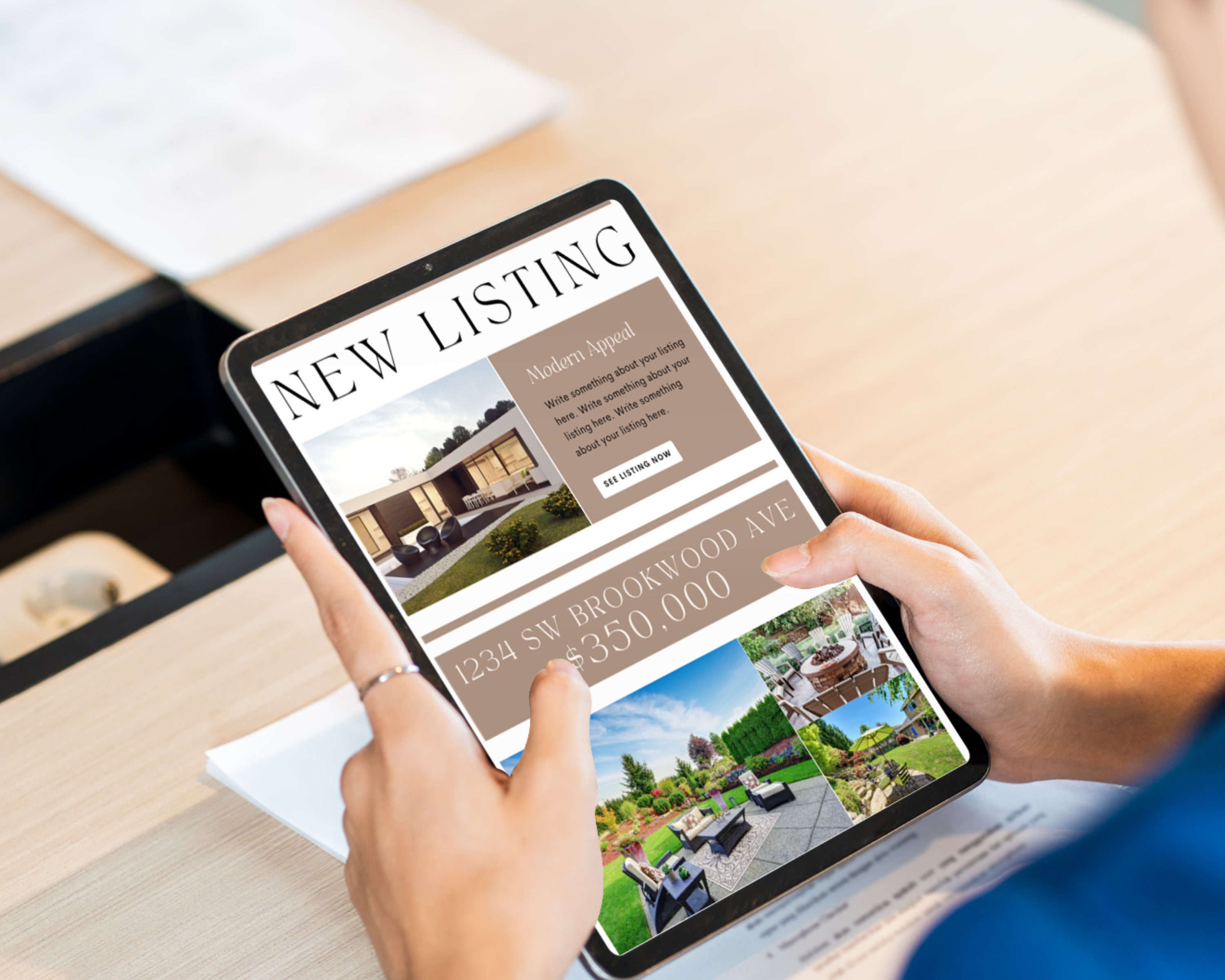Real Estate Email Template, Just Listed Email, Realtor Marketing, Open ...