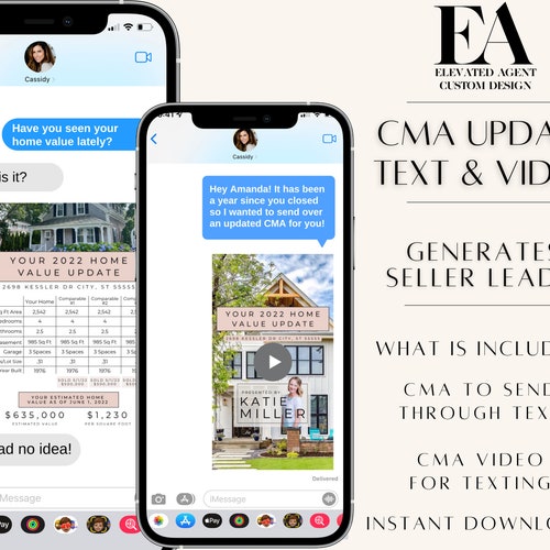 Textable Under Contract Update Real Estate Text Message Real - Etsy