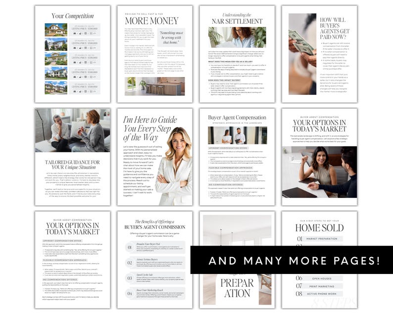 Real Estate Listing Presentation Template: Realtor Seller Guide (canva ...