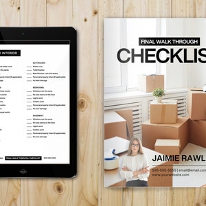 Buyer Final Walk Through Checklist Template Real Estate Checklist ...