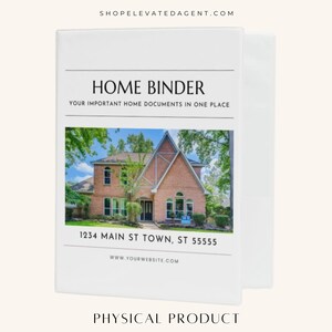 Real Estate Marketing, Home Binder, Real Estate Templates, Realtor ...