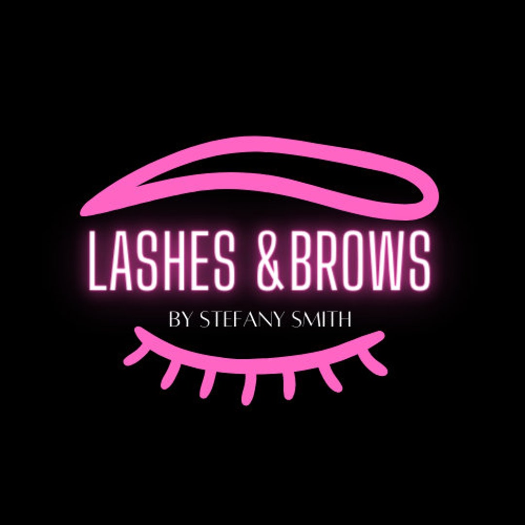 Lash and Brow Logo Design Lash Tech Logo Premade Logo - Etsy