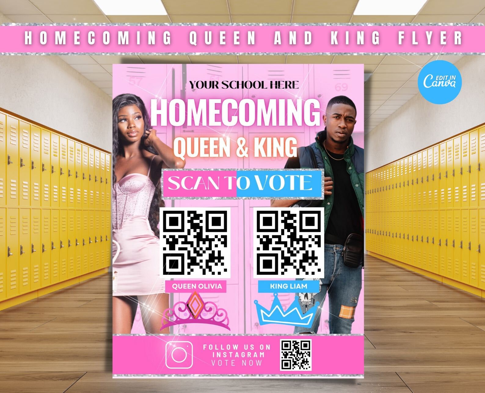 Homecoming King And Queen Flyer