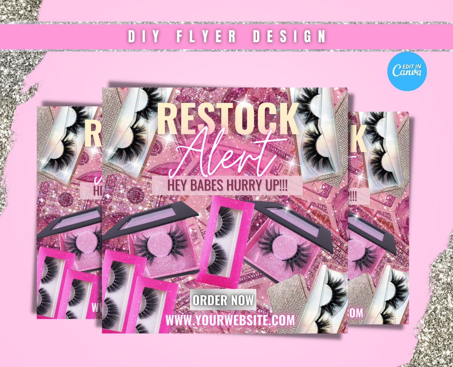 DIY Restock Lash Flyer Restock Flyer New Order Flyer - Etsy