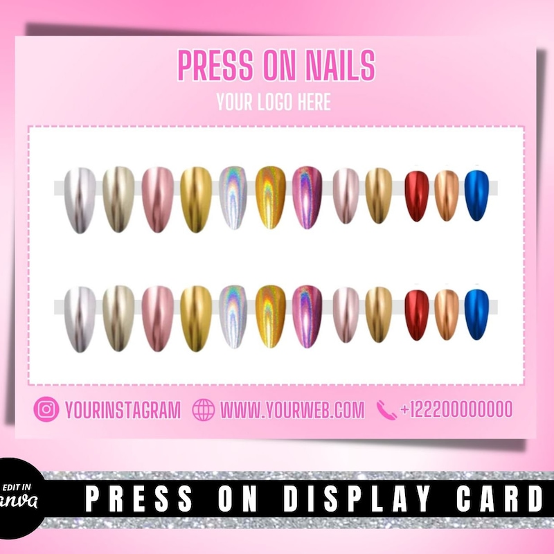 Nail Card - Etsy