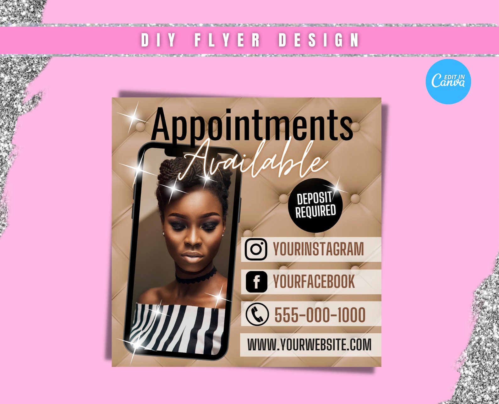 DIY Appointment Flyer Appointments Available Flyer | Etsy