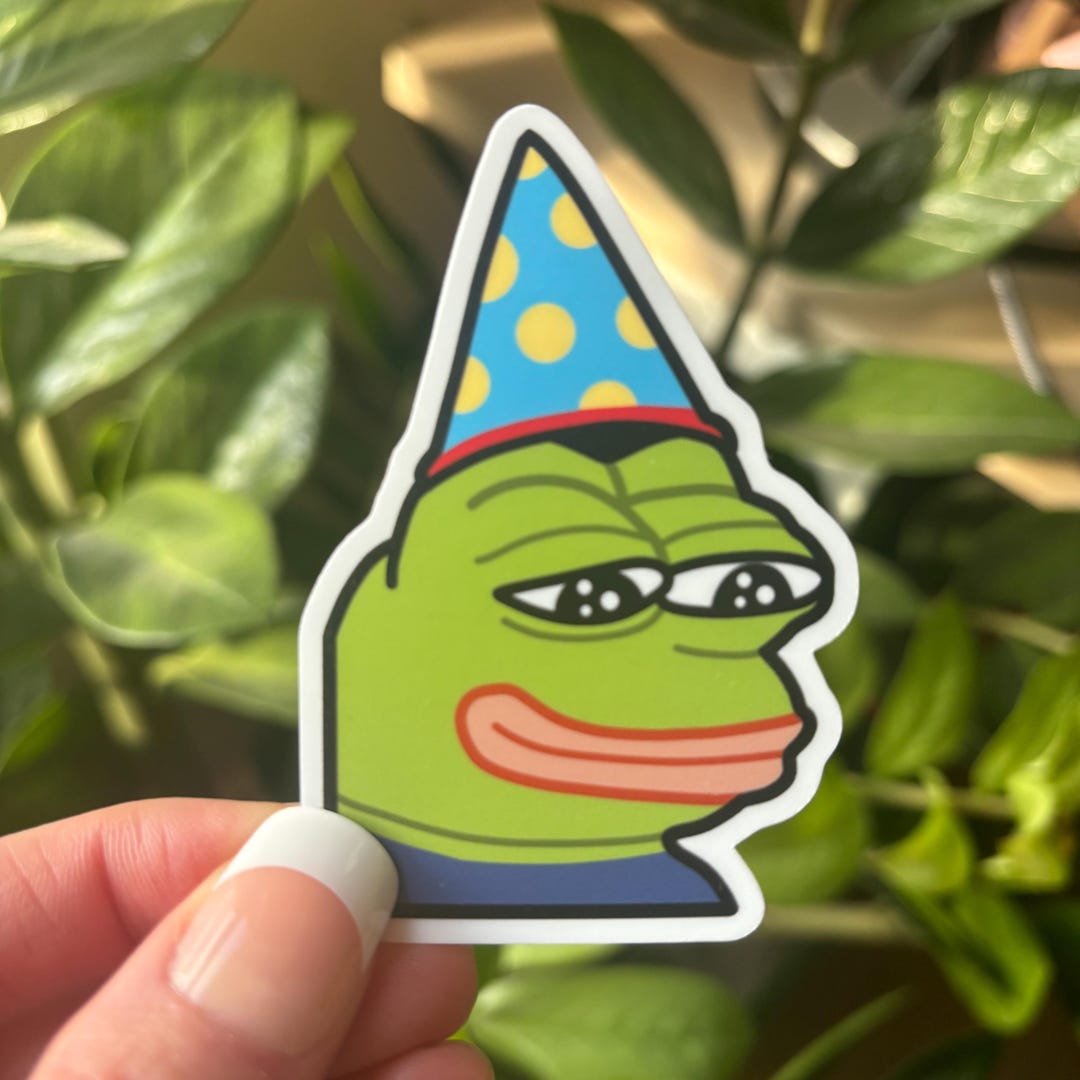 Feelsbirthdayman Sticker | 3" Matte Vinyl Sticker | Meme Stickers ...