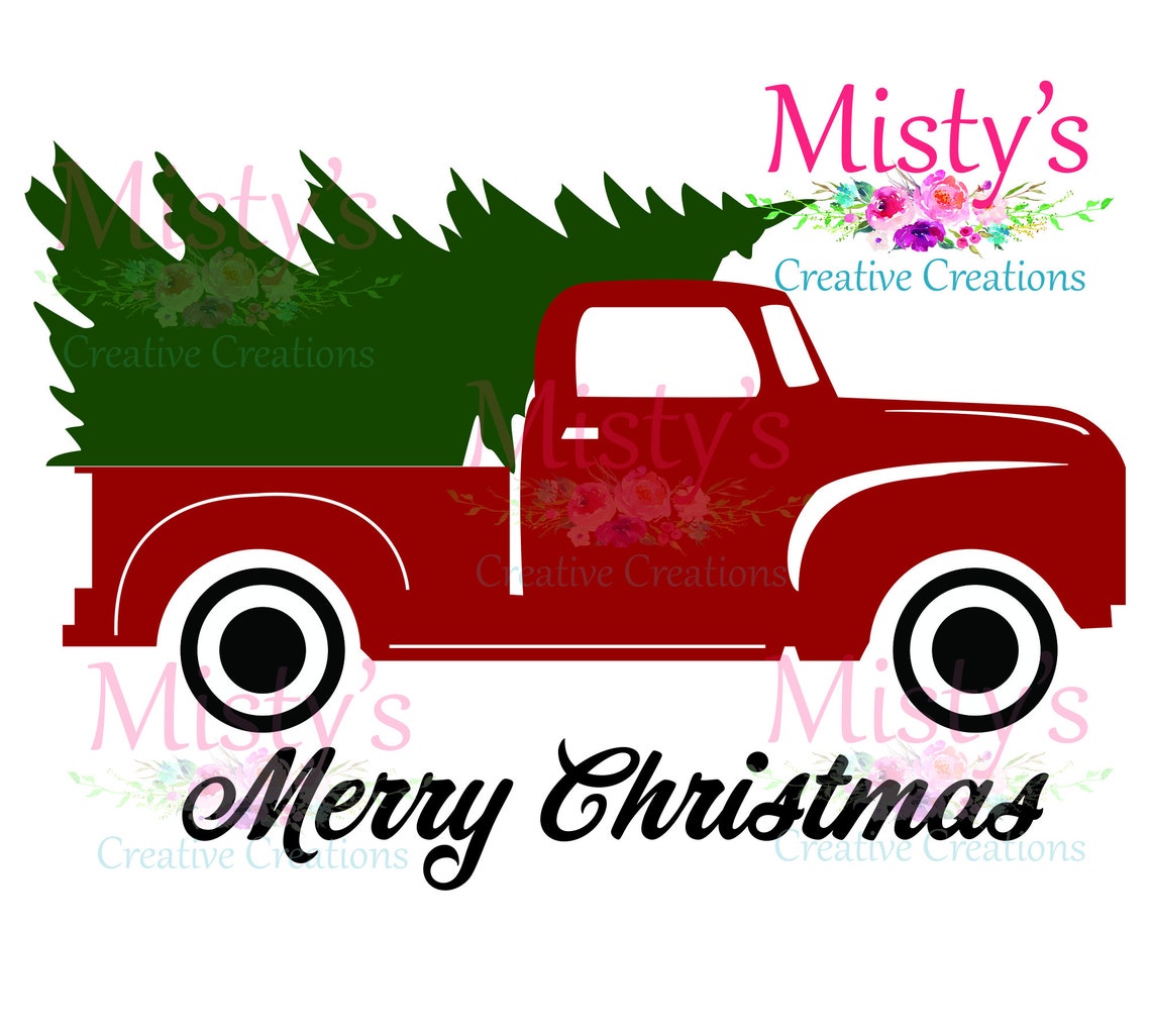 Christmas Truck Clipart Christmas SVG Digital Cut File - Etsy Canada