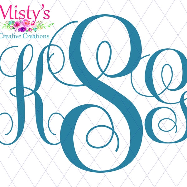 Fancy Monogram - Etsy