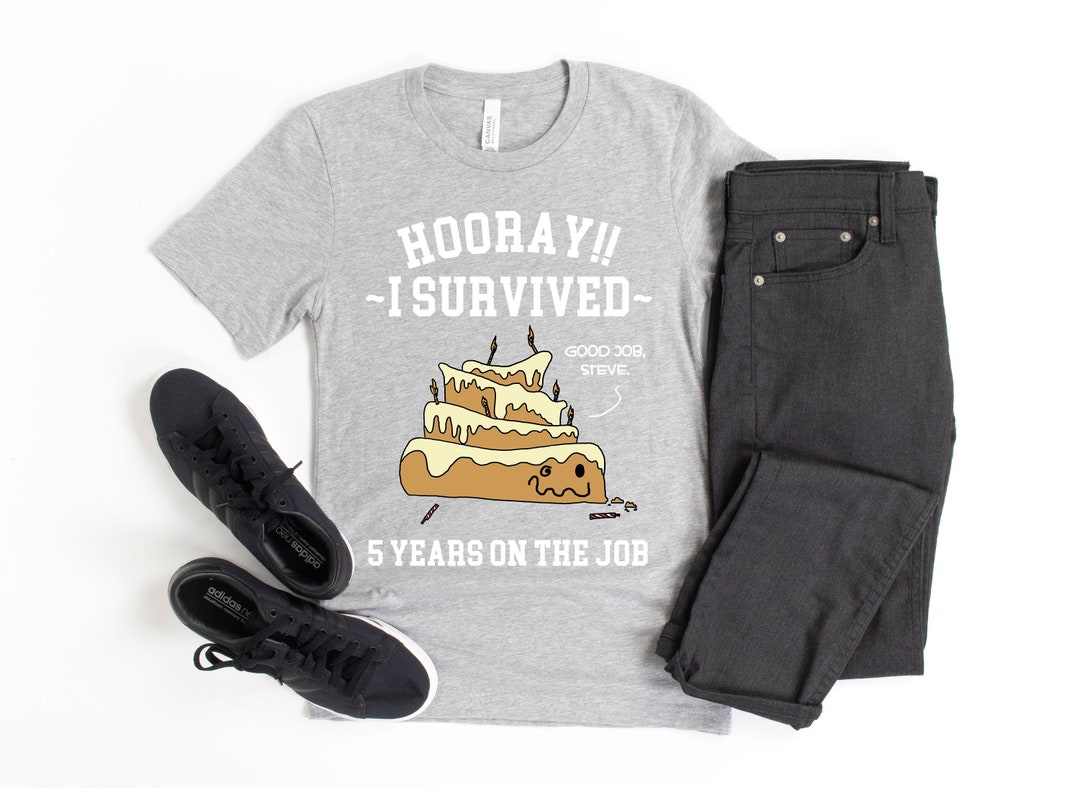 Years on the Job Shirt - Personalized Work Anniversary T-shirt With ...