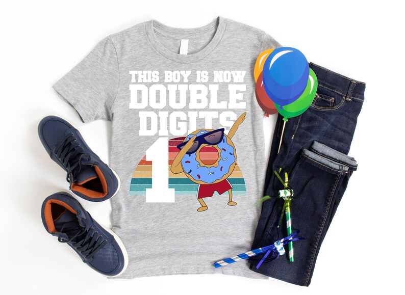 This Boy is Now Double Digits Shirt Funny 10th Birthday | Etsy