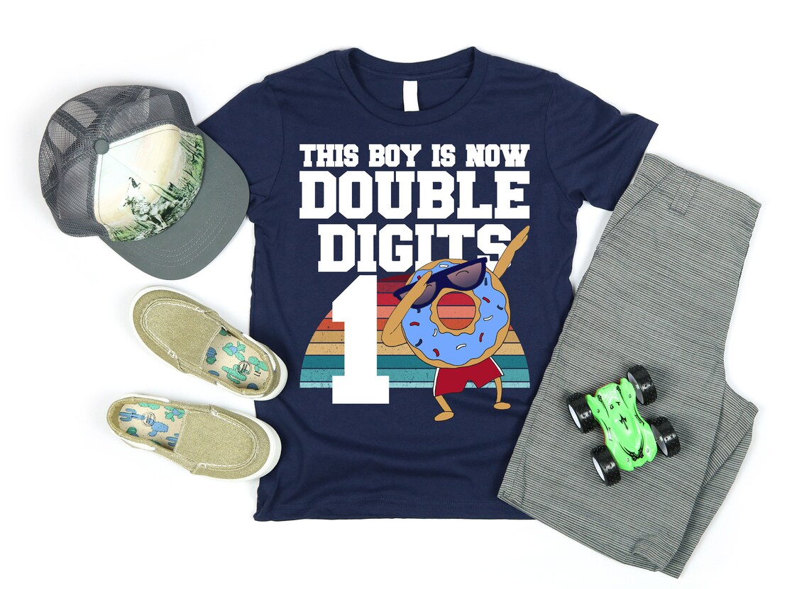 This Boy is Now Double Digits Shirt Funny 10th Birthday | Etsy