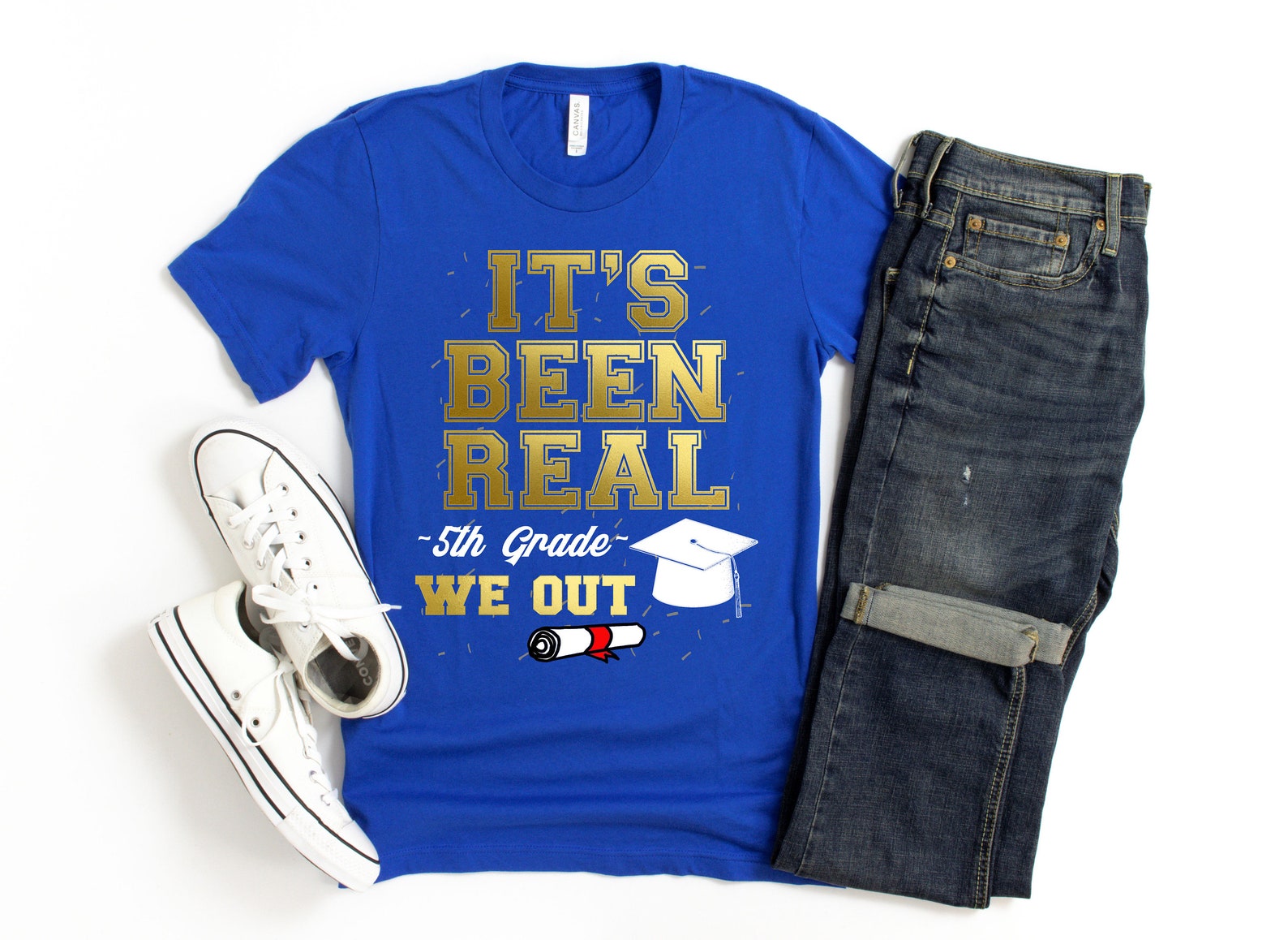 5th Grade Graduation Shirt Fifth Grade Graduate T-shirt - Etsy