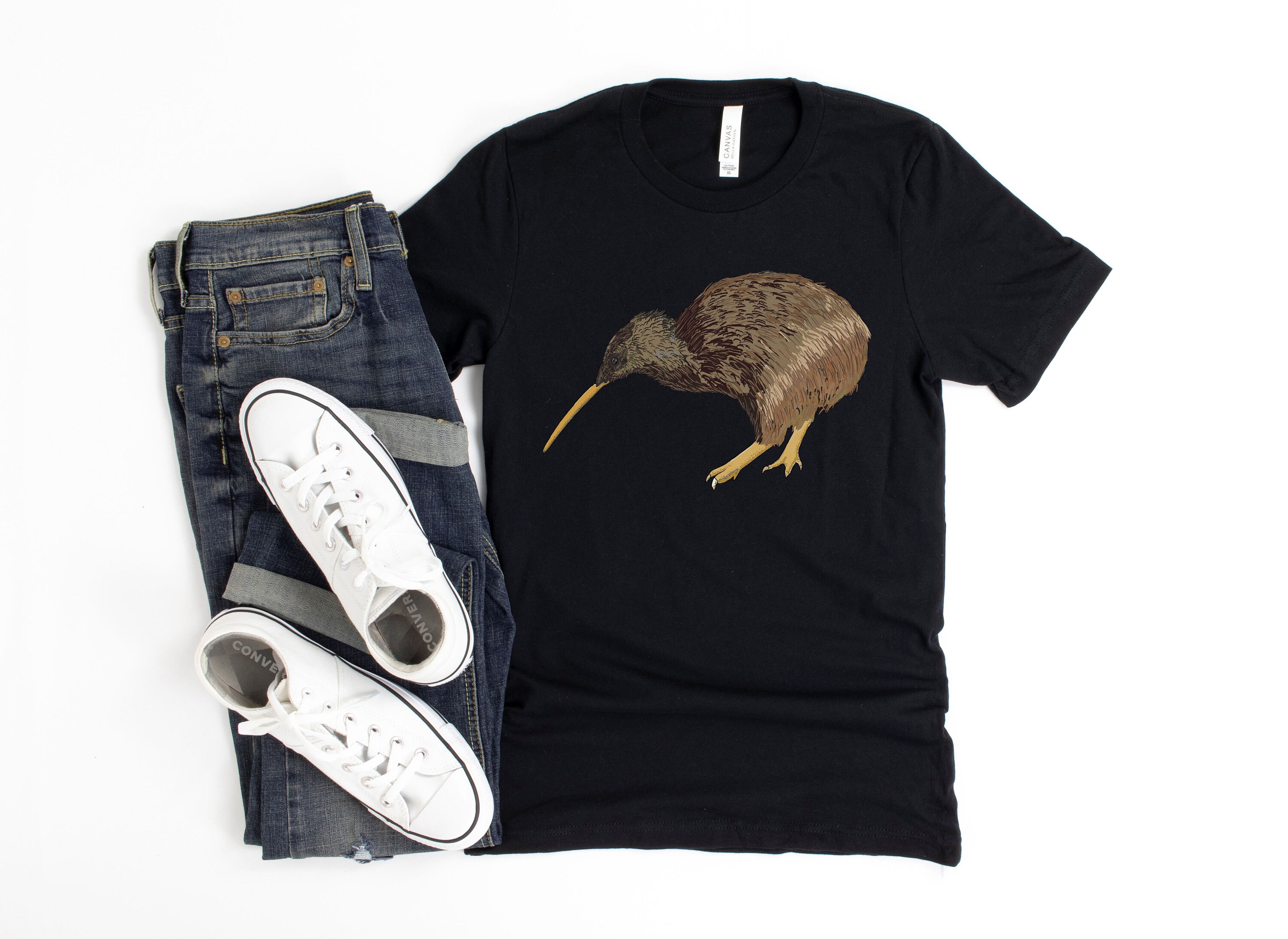 Kiwi Bird Shirt - New Zealand Kiwi T-shirt - New Zealand Heritage ...
