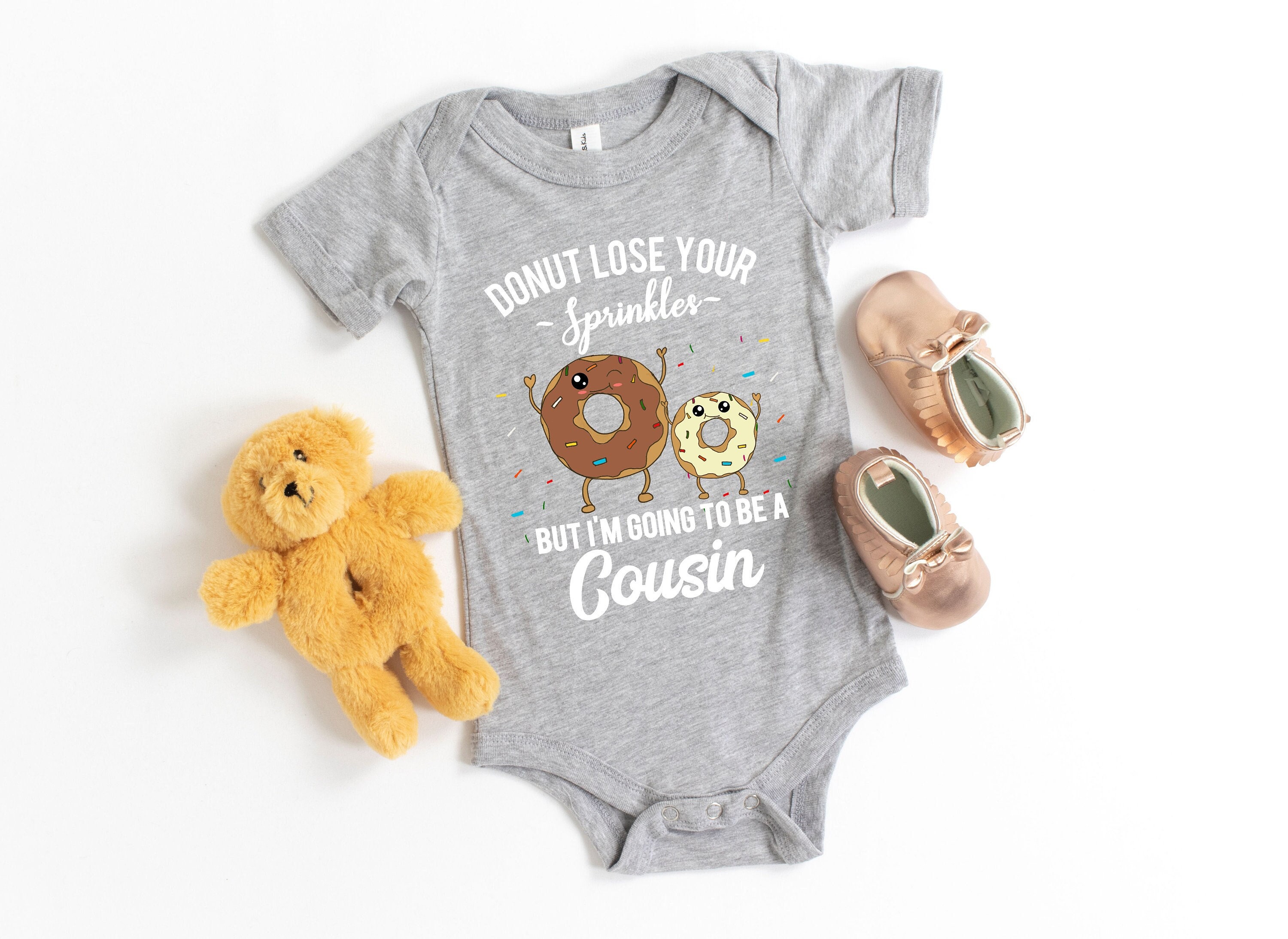 I'm Going to Be a Cousin Baby Bodysuit - Pregnancy Reveal Cousin Shirt ...