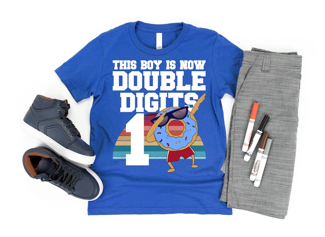 This Boy is Now Double Digits Shirt Funny 10th Birthday | Etsy