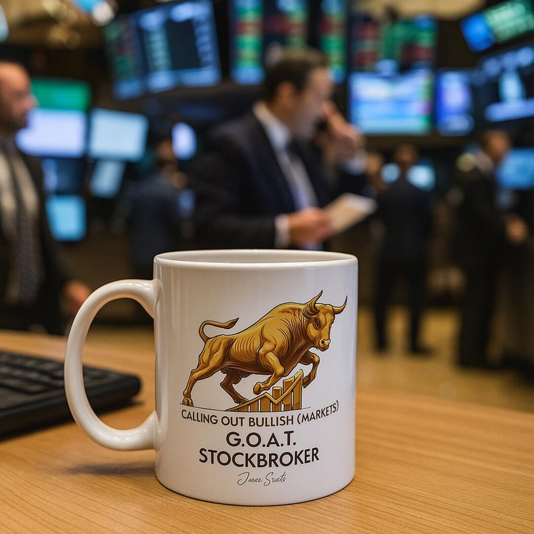 Bull Market Ceramic Mug - Perfect for Stock Traders, Investment ...