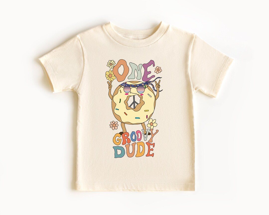 One Groovy Dude Shirt - Boys 1st Birthday Outfit - Retro 1st Birthday T ...