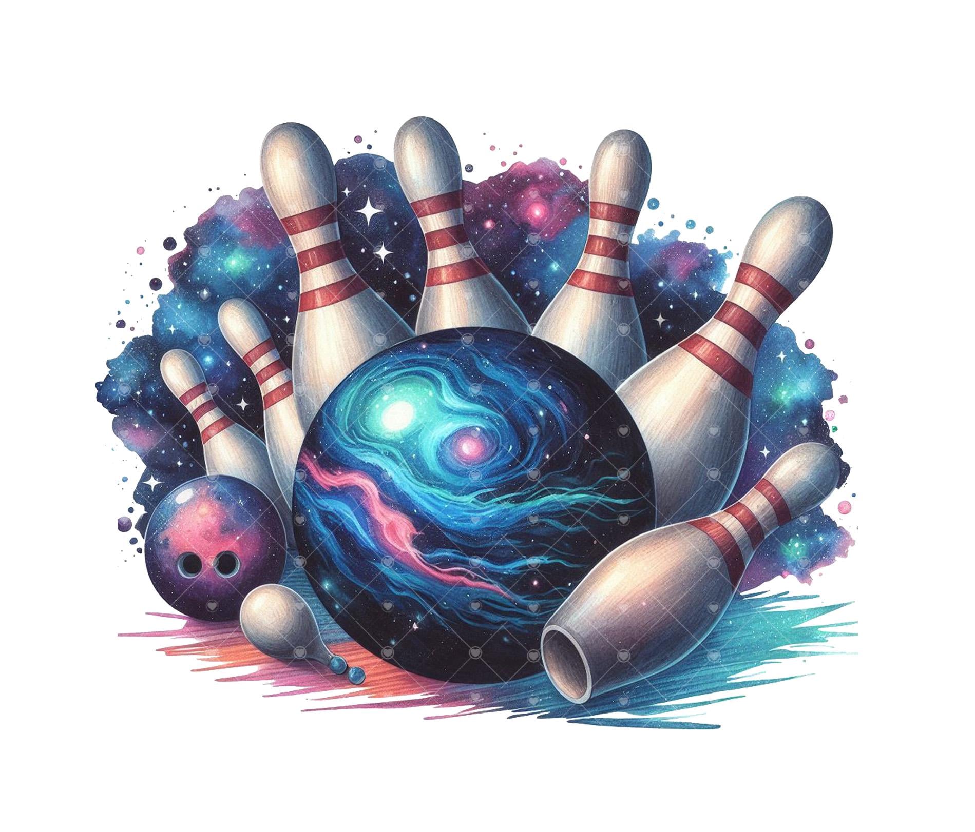 24 PNG, Sport Bowling Clipart Bundle, Bowling Clipart, Watercolor ...