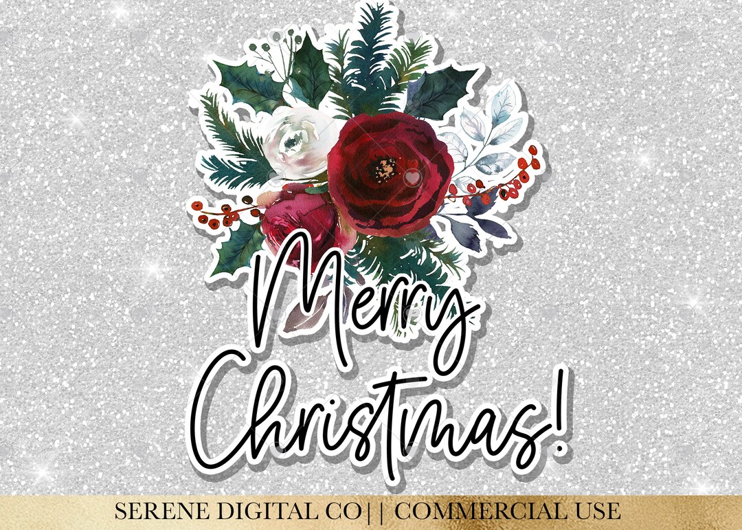 Christmas Happy Mail Thank You PNG Sticker Thank You PNG - Etsy