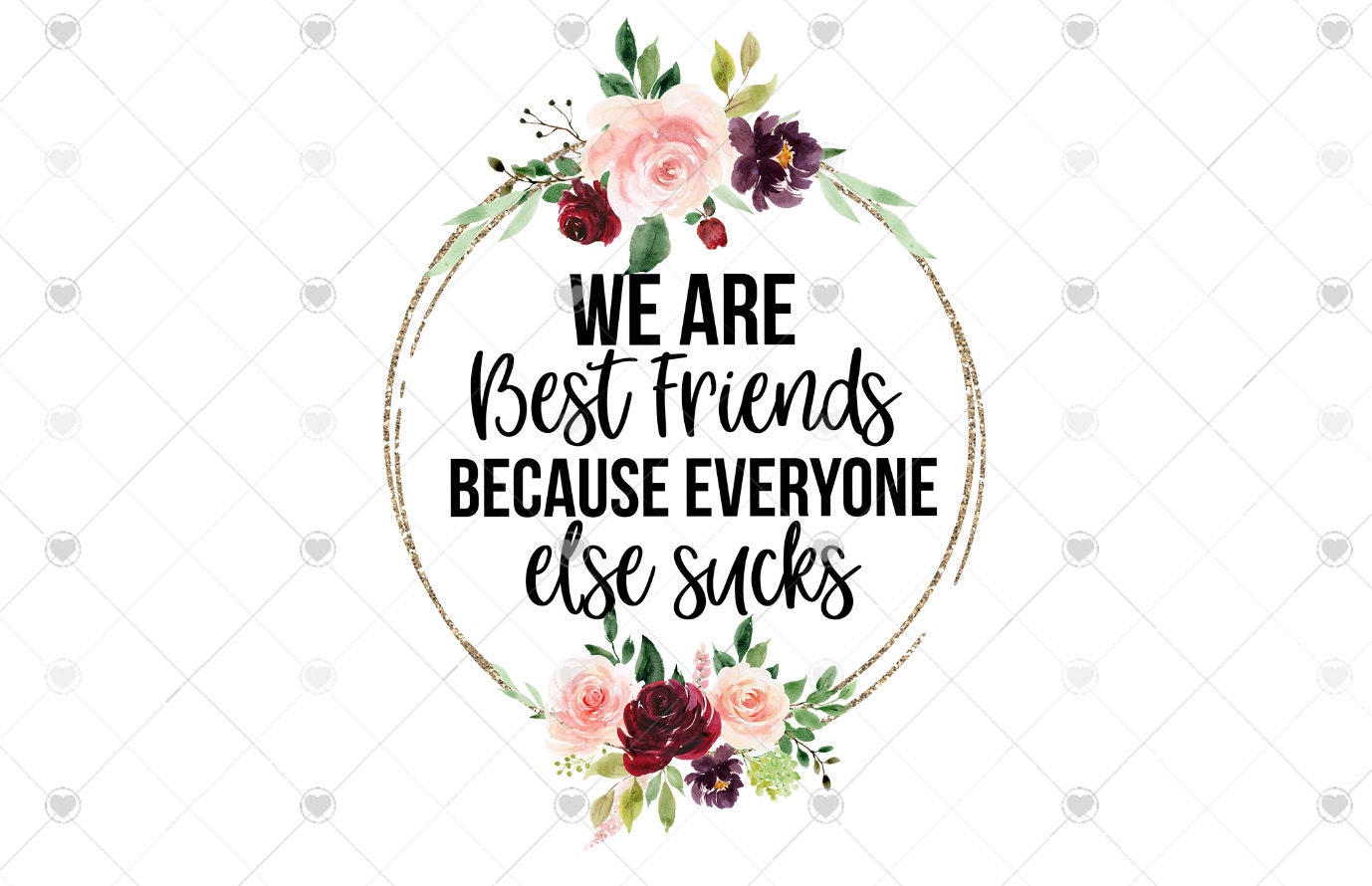 Best Friend Sublimation Bundle, Friends PNG Bundle, Funny Quotes ...