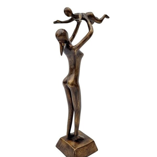 Mother Child Statue - Etsy