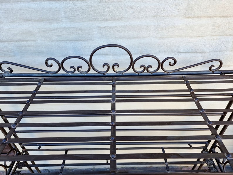 Beautiful Large Wrought Iron Flower Rack Wrought Iron Garden - Etsy