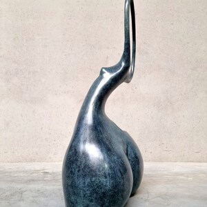 Modern Abstract Bronze Sculpture Abstract Human Figures Modern Bronze ...