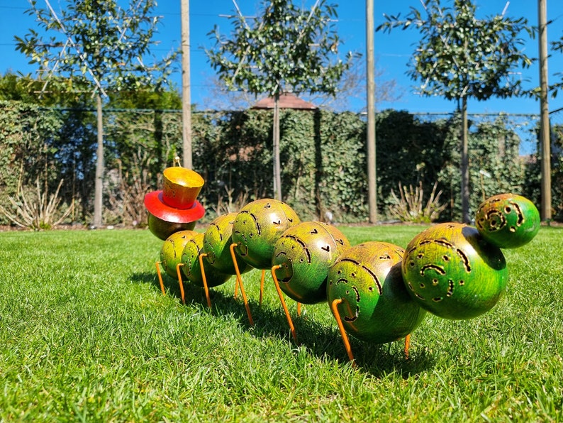 Metal Centipede / Caterpillar Garden and Patio Decoration | Etsy