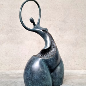 Modern Abstract Bronze Sculpture Abstract Human Figures Modern Bronze ...