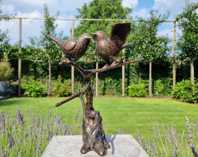 Birds on Branch Wall Art, 3 Panels Metal Wall Decor, Metal Wall ...