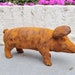 Cast Iron Pig Garden Sculpture Garden Animals - Etsy