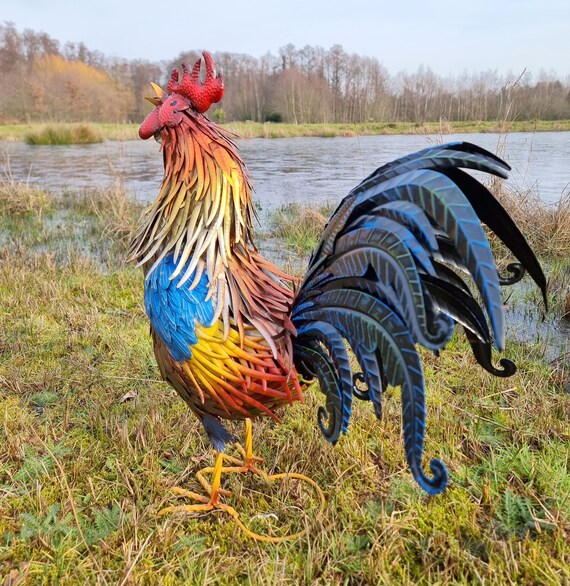 Rooster Yard Decor