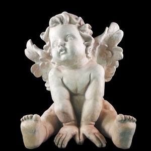 Xl sculpture of an Angel / Cherub | Etsy