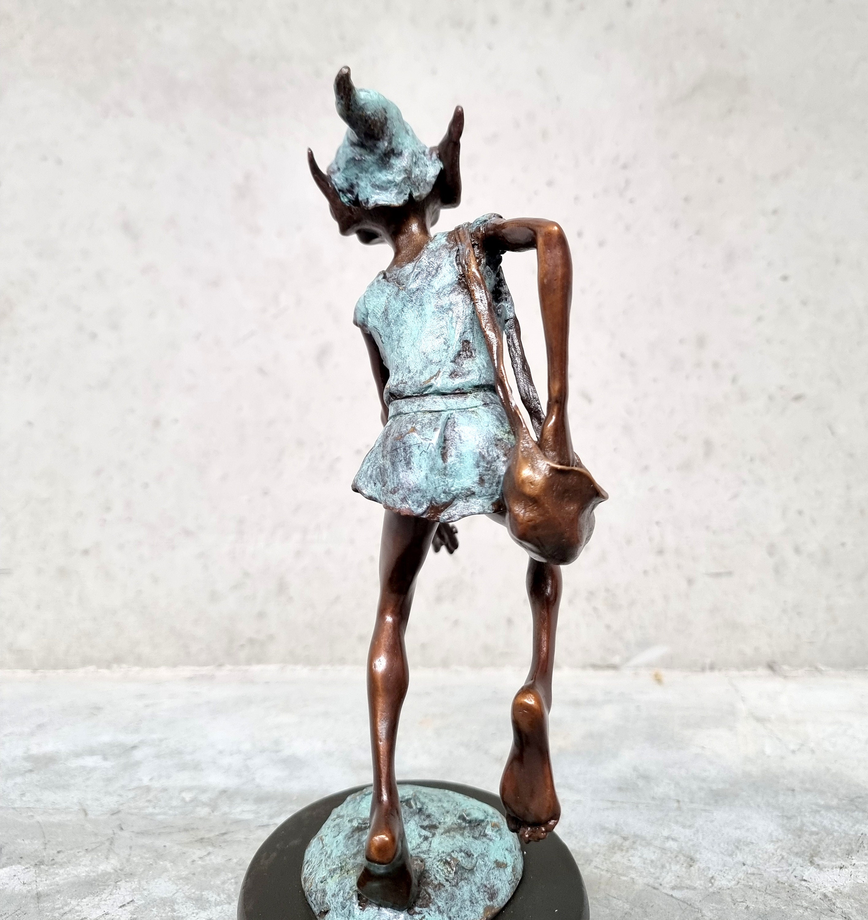 Bronze Forest Elf Forest Gnome Fairytale Characters - Etsy
