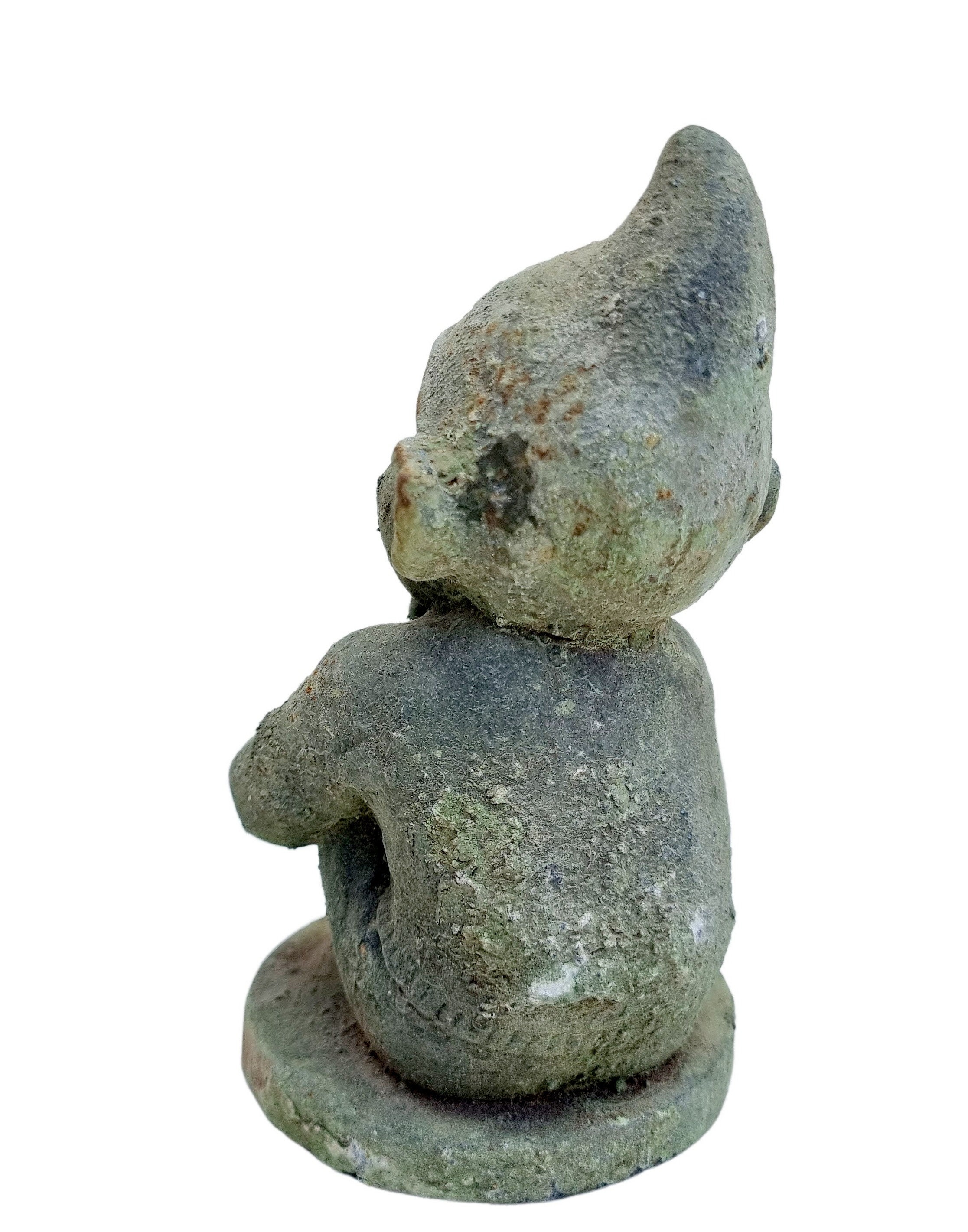 Cast Iron Garden Gnomes Iron Garden and Patio Ornaments - Etsy