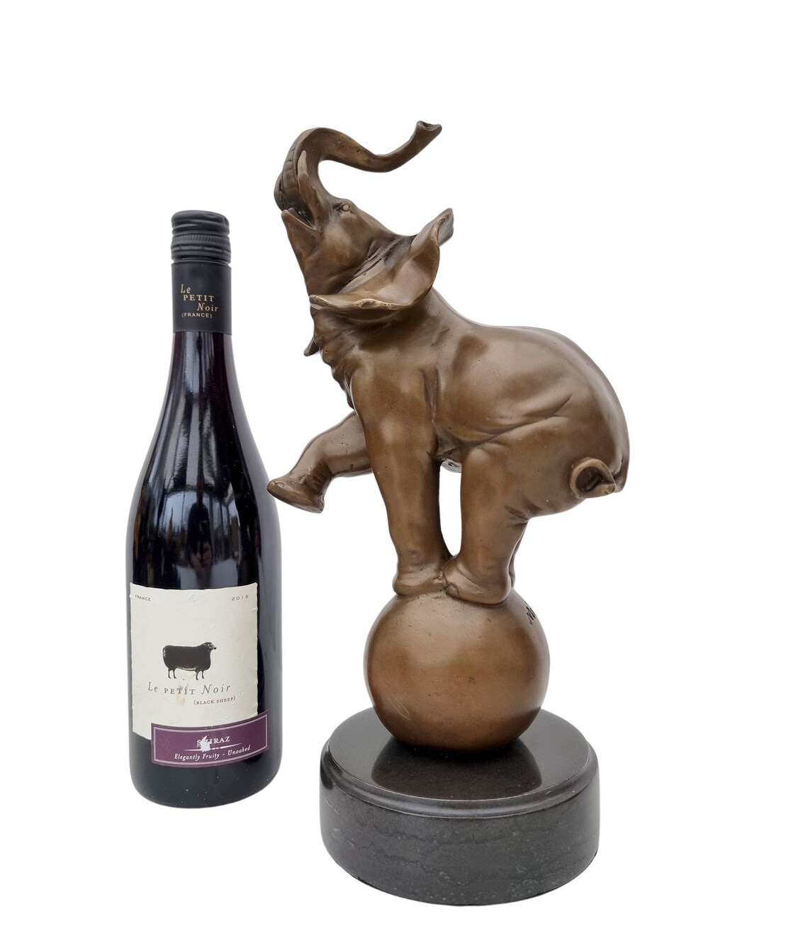 Bronze Elephant on Ball Balancing Elephant Circus Elephant - Etsy