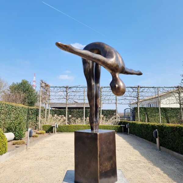 Diving Man Sculpture - Etsy