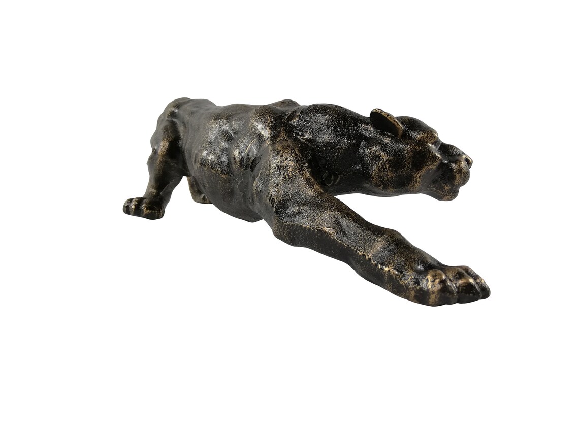 Amazing Sculpture of a Crawling Panther - Etsy